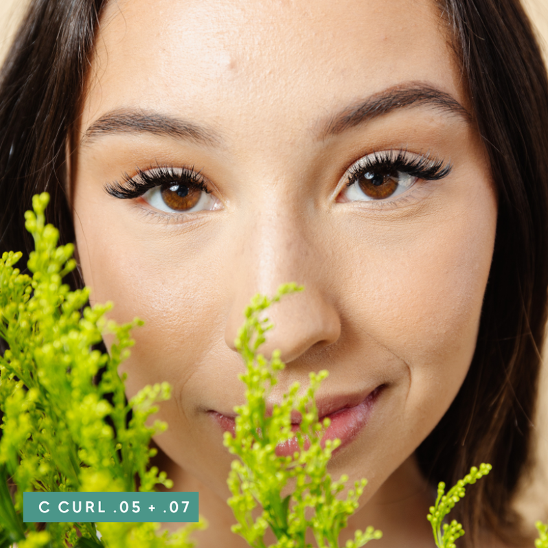 C Curl Lash Extension Tray – Single Lengths | EBL — EBLLashes