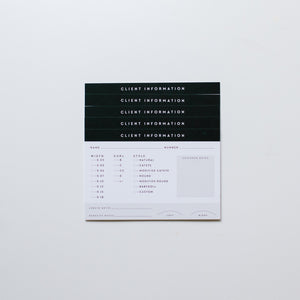 Client Information Cards | Set of 50 — EBLLashes